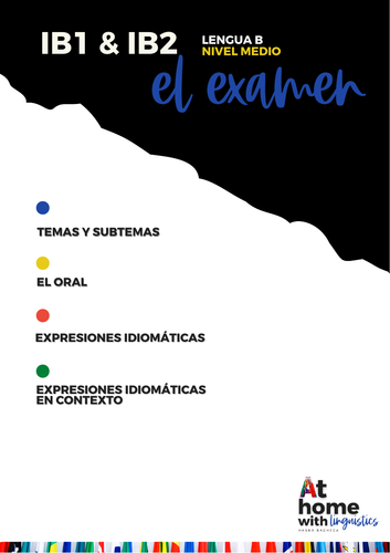 Spanish Oral Exam Language B Standard Level (SL) | Teaching Resources