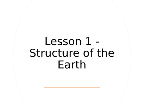 KS3 Science | 3.7.1 Earth Structure - ALL LESSONS | Teaching Resources
