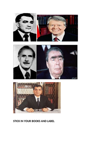 GCSE SUPER POWER RELATIONS AND THE COLD WAR LESSON 21: THE SOVIET ...