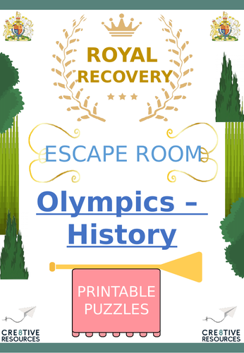 Olympic Games Escape Room | Teaching Resources
