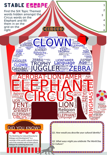 World Culture Day escape room | Teaching Resources