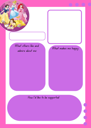 Princess One Page Profile (SEN) | Teaching Resources