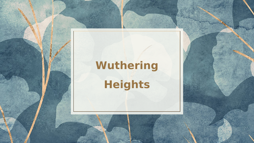 Wuthering Heights Comprehension | Teaching Resources