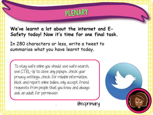 E-Safety - Making Safe, Reliable Choices Online | Teaching Resources