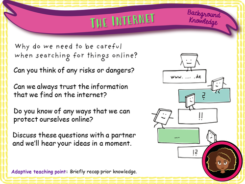 E-Safety - Making Safe, Reliable Choices Online | Teaching Resources