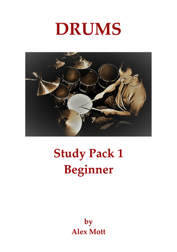 DRUMS Study Pack 1 – Beginner | Teaching Resources