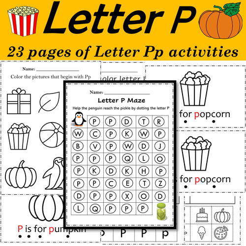 Alphabet Letter of the Week P Activities – Alphabet Printable ...