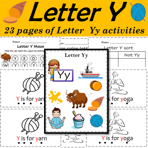 Alphabet Letter of the Week Y Activities – Alphabet Printable ...