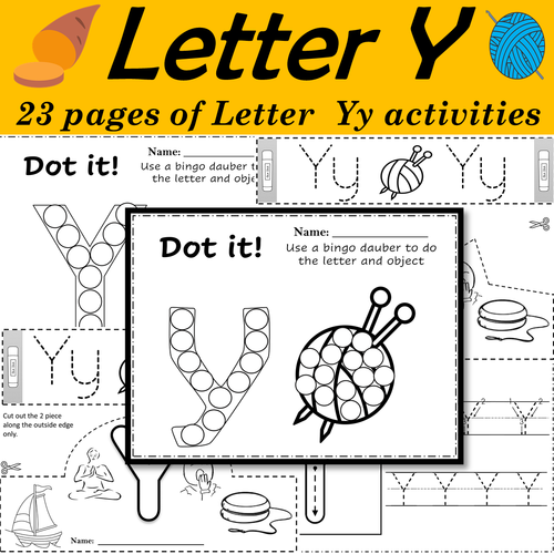 Alphabet Letter of the Week Y Activities – Alphabet Printable ...