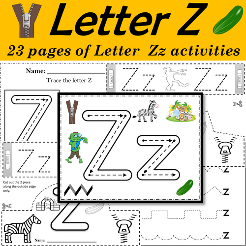 Alphabet Letter of the Week Z Activities – Alphabet Printable ...