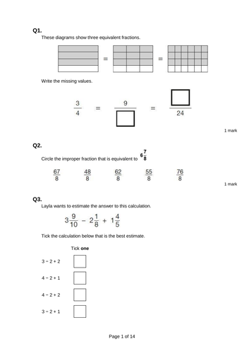 SATs Revision Maths Year 6 | Teaching Resources