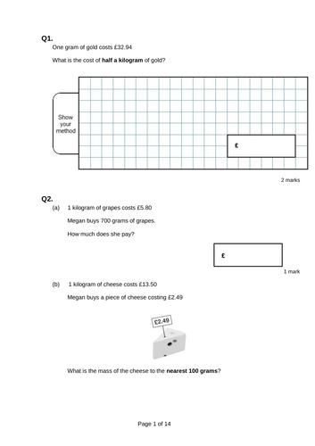 SATs Revision Maths Year 6 | Teaching Resources