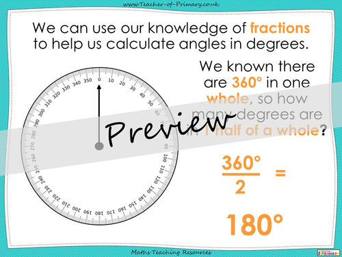 Measuring Angles in Degrees - Year 5 | Teaching Resources