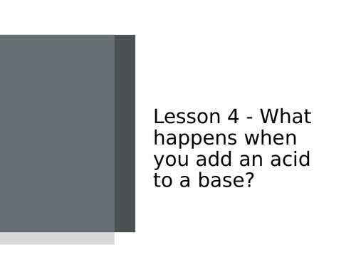 KS3 Science | 3.6.2 Acids and alkalis - ALL LESSONS | Teaching Resources