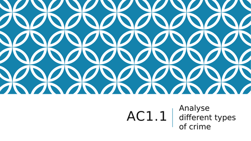 WJEC Level 3 Criminology Unit 1 | Teaching Resources WJEC Level 3 Criminology Unit 1 | Teaching Resources