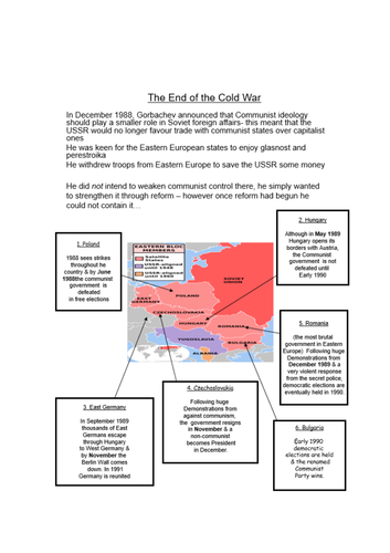 SUPERPOWER RELATIONS AND THE COLD WAR LESSON 26. THE COLLAPSE OF THE ...