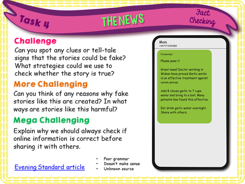 Fake News - Why is the news important? | Teaching Resources