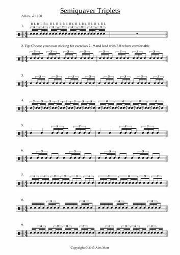 DRUMS - Music Theory Study Pack | Teaching Resources