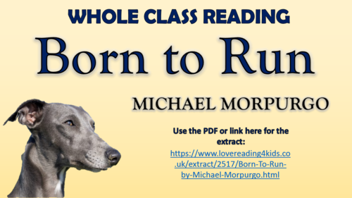 Born to Run - Michael Morpurgo - Whole Class Reading Session ...