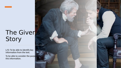 The Giver Year 8 Scheme of work - fully resourced (21 Lessons with ...