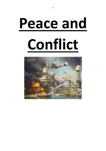 RS GCSE AQA Peace and Conflict revision guide | Teaching Resources