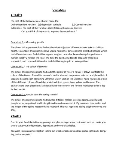 Working like a scientist A03 skills - scheme and resources | Teaching ...