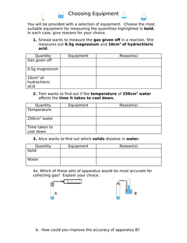 Working like a scientist A03 skills - scheme and resources | Teaching ...