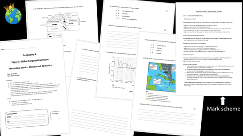Edexcel B Hazardous Earth End of topic assessment | Teaching Resources Edexcel B Hazardous Earth End of topic assessment | Teaching Resources