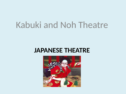 Kabuki lessons 1-7 | Teaching Resources