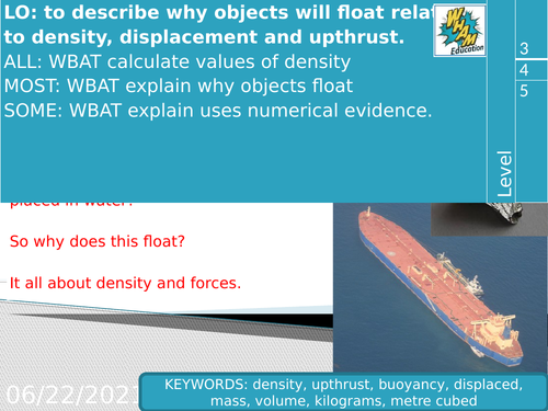 KS3 Science, Forces: Contact Forces and Pressure | Teaching Resources