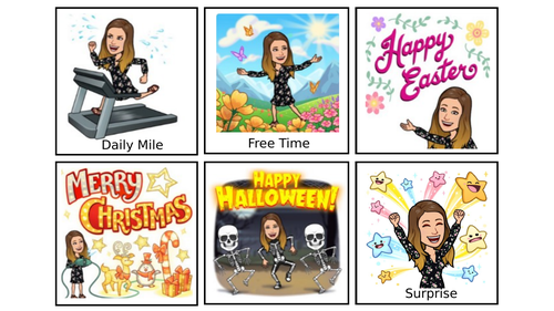Bitmoji visual timetable | Teaching Resources