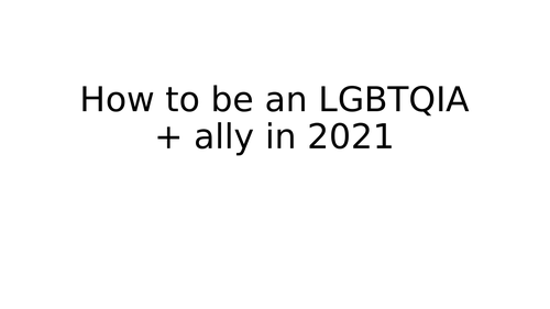 LGBTQIA History Lessons | Teaching Resources