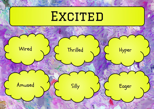 Feelings Vocabulary or Thesaurus | Teaching Resources
