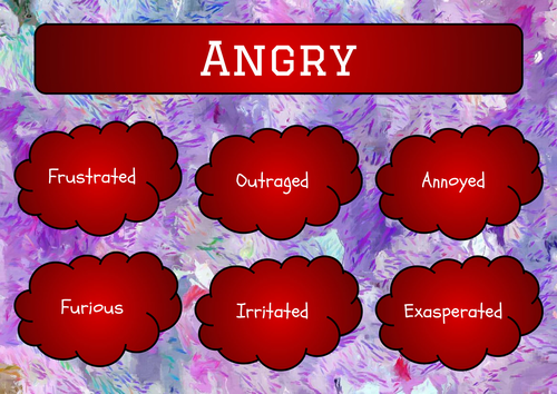 Feelings Vocabulary or Thesaurus | Teaching Resources