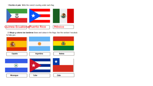Spanish KS3 - Spanish speaking countries - booklet of activities ...