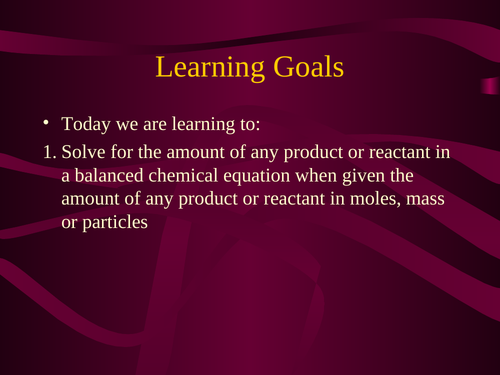 Stoichiometry Power Points, Worksheets and Assessments | Teaching Resources