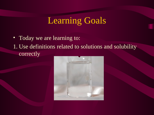 Grade 11 Chemistry Power Points (Solutions and Solubility Unit and ...