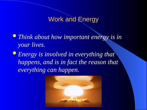 POWER POINT WORK AND ENERGY Power Point Grade 11 Physics Power Point ...