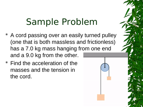 Dynamics Unit Power Points, Worksheets and Evaluations for Grade 11 ...