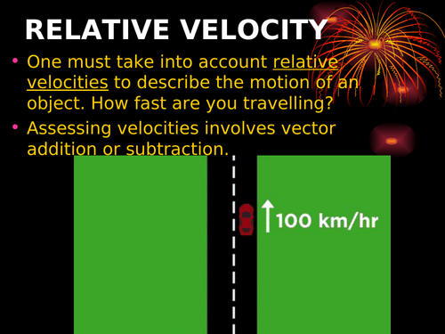 POWER POINT RELATIVE VELOCITY Power Point Grade 11 Physics Power Point ...