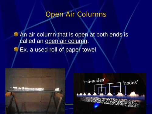 Open Air Columns, Resonance, Harmonics, Sound Waves Grade 11 Physics ...