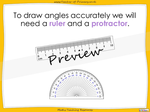 Drawing Lines and Angles Accurately - Year 5 | Teaching Resources