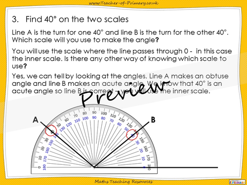 Drawing Lines and Angles Accurately - Year 5 | Teaching Resources