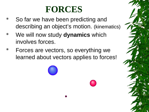 Introduction to Forces, Free Body Diagrams and Net Force Grade 11 ...