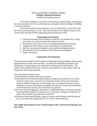 Grade 11 Physics Labs and Culminating Activity ALL HAVE DETAILED ...