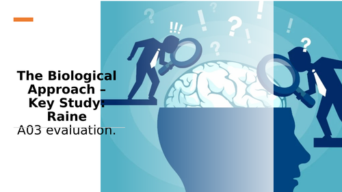 The Biological Approach in Psychology (WJEC) | Teaching Resources