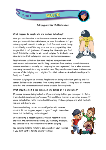 Anti-Bullying KS2 | Teaching Resources