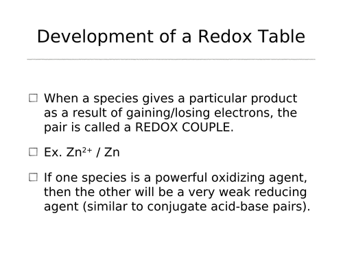 Grade 12 Chemistry Power Points (orbital and bonding unit, redox ...