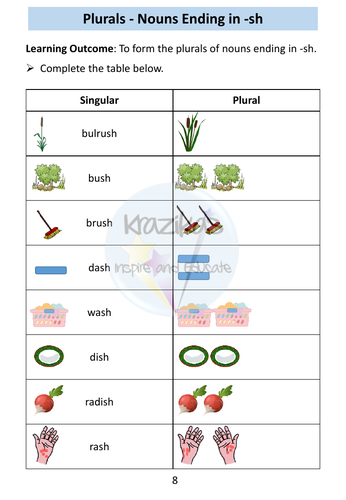 Functional Skills English - Entry Level 2 - Writing - Plurals ...