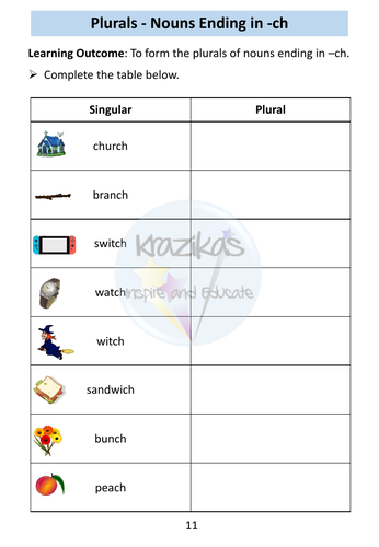 Functional Skills English - Entry Level 2 - Writing - Plurals ...